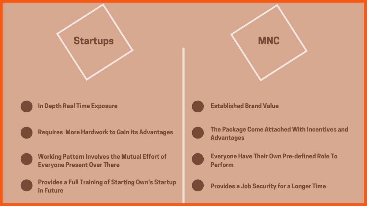 MNCs Vs Startup Which Is A Better Option For A Fresher MNCs Vs Startup Which Is A Better Option For A Fresher